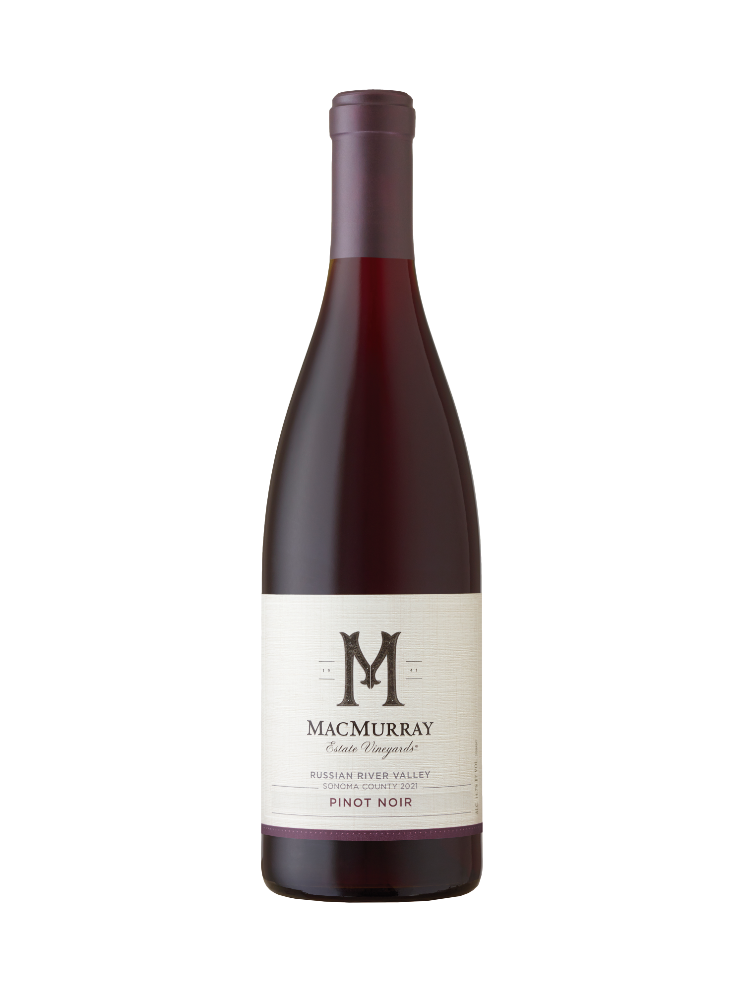 Explore MacMurray Estate Vineyards Sonoma County Pinot Noir V21 750ML ...